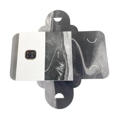 China Smart U9 Watch Electronics Packaging Box Foldable Closure Recyclable Customized for sale