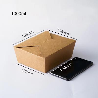 Cina Scatola di imballaggio alimentare personalizzata con carta usa e getta per il pranzo sushi bento in vendita