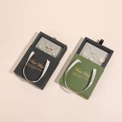 China Rectangular Jewelry Packaging Box Elegant Presentation Package Recyclable for sale