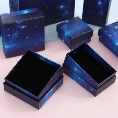 China Custom Print Logo Cardboard Fancy Packaging Box For Jewelry Box And Paper Bag Set for sale