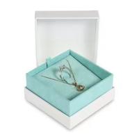 China Rectangular Elegant Presentation Package for Cardboard Jewelry Necklaces Bracelets Rings Display Packaging Boxes for sale