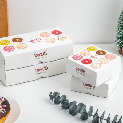 Cina Cartoni di cartone ecologici contenitori per alimenti cartoni cartoni cartoni cartoni cartoni per panifici cartoni per ciambelle in vendita