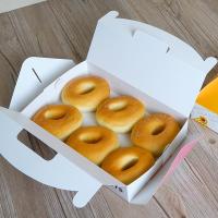 China Macaron Bakery Box Biscuits Cookie Donuts Food Packaging Boxes Manufacturers for sale