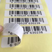 China Custom QR Code PVC Permanent Adhesive Seal Label Stickers With Logo And Shape Customization for sale