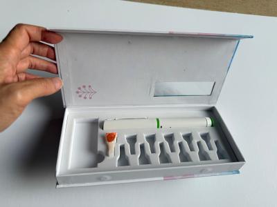 China Customized injection pen cosmetic packaging box can accommodate pen and ink cartridges. OEM medical storage box. for sale