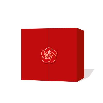 China Cosmetics Packaging Box Make-up Packaging Case Equipped with Secure Closures Shipping Method By Sea Air Express Ensures Product Safety for sale