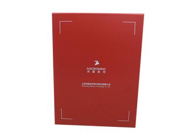 China Douane deksel-van Stijve Verpakkende Rode Doos van de Doos de Beschermende Vernis Te koop