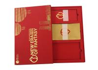 China Custom Cardboard Lid-Off Packaging Boxes Red for sale
