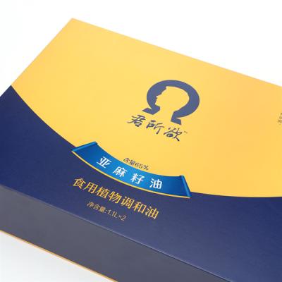 Cina OEM che stampa la sostanza tossica d'imballaggio rigida della scatola non pieghevole per il regalo in vendita