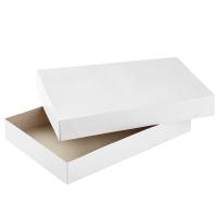 China 11x17 Inch Large White 12 Pack Rectangular Gift Box Embossing Debossing for sale