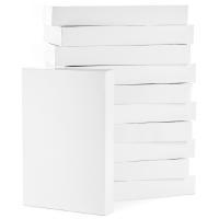 China 11x17 Inch Large White 12 Pack Rectangular Gift Box Embossing Debossing for sale