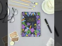 128gsm Papel de Arte Matt Interior Custom Luxury PU Leather Embossing Notebooks para impressão offset CMYK