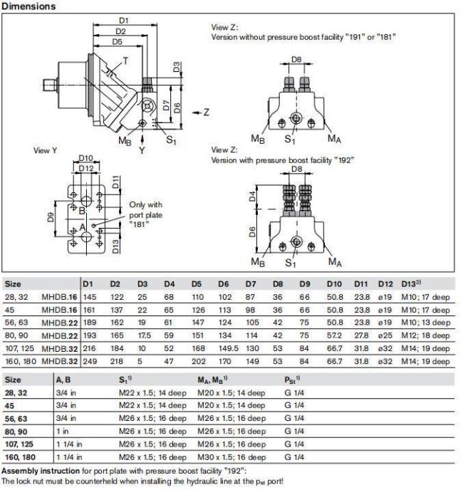 Rexroth A2fe45 Walking Hydraulic Motor for Paver