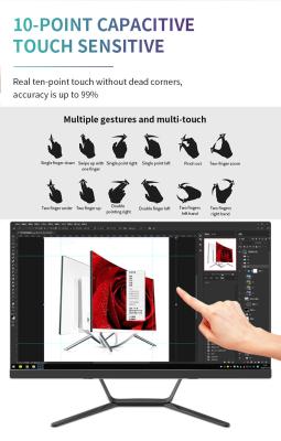 China OEM all in one computer with touch screen 1060 graphics card  game pc wireless desktop computer aio desktop computer for sale