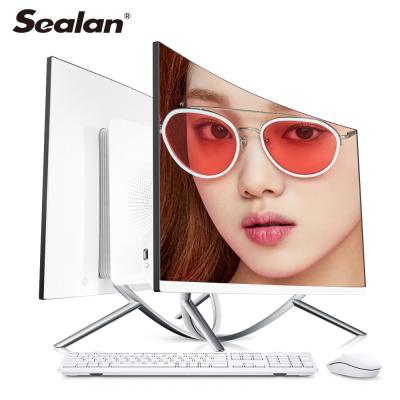 中国 中心I7 I5 I3 OEM AIOの卓上コンピュータのカーブ スクリーン27inch 販売のため