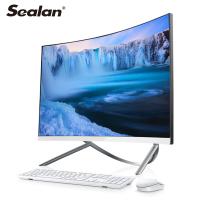 China 27 Inch All In One Curved Touch Screen Computer Intel i7 16GB RAM 128GB SSD for sale