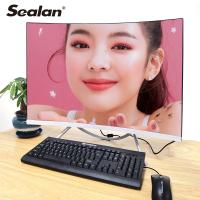 China 27 Inch Core i7 All in One Desktop Computer 480GB SSD 2.4GHz Curved Screen for sale