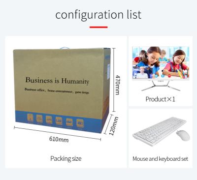 China OEM all in one computer with touch screen 1060 graphics card  game pc wireless desktop computer aio desktop computer for sale