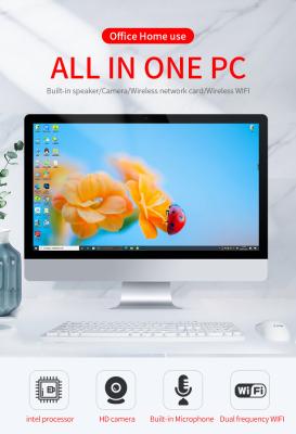 Cina PC da tavolino a 23,6 pollici del touch screen AIO di WiFi 2.4GHz i7 in vendita