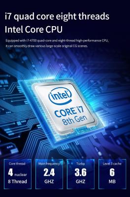 China Tudo em um 23,8 SSD Bulit do computador de secretária Ddr3 I3 I5 I7 8G 480GB da tela da polegada in camera à venda