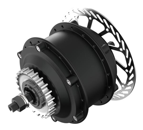 Quality Hub Motor Gearbox With Electronic 3-Speed Shifting For OEM E-Bikes for sale