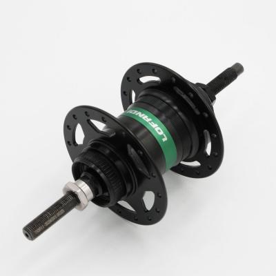 China Silver 3 Speed Hub Gear Bike Black Bike Disc Brake OEM for sale