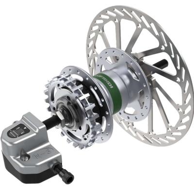 China Silver 3 Speed Internal Gear Hub IPX6 Weather Protection 190mm Internal Gear Hub for sale