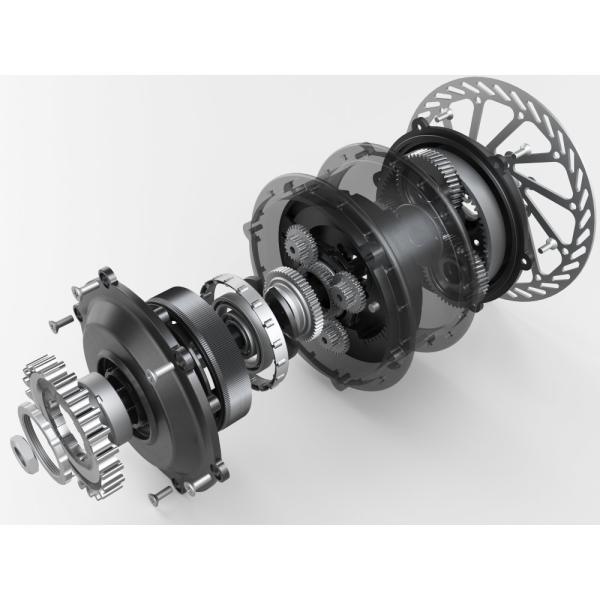 Quality Electric Bike Hub Motor Gearbox  With Disc V Brake For E Bikes for sale