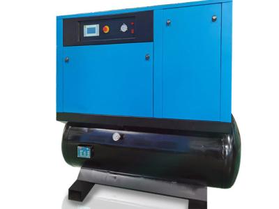 Cina Velocità variabile della taglierina del laser del tipo dell'olio del compressore rotativo a vite dell'aria 7bar in vendita