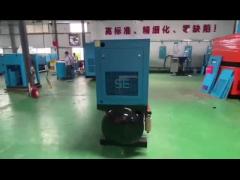 Laser Cutting Rotary Screw Air Compressor Oil Type 15kw 20hp Variable Frequency Drive