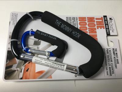 Cina Grande grande Carabiner gancio di alluminio di D Ring Snap Hook With Sponge in vendita
