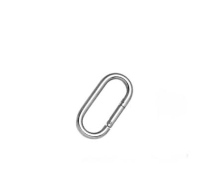 Cina Lo zinco improvviso d'acciaio di lucidatura del gancio dell'acciaio inossidabile 304 ha placcato il gancio improvviso diritto Carabiner in vendita