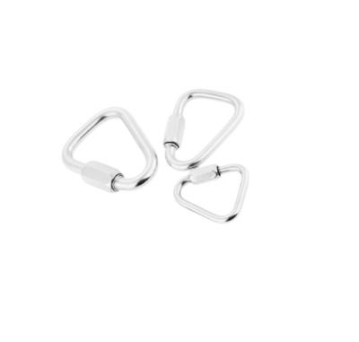 Cina Collegamento rapido nichelato del gancio improvviso placcato zinco rapido del gancio di Marine Grade Stainless Steel Snap di collegamento del triangolo in vendita