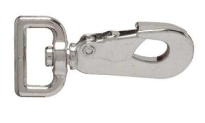 Cina Dimensioni di apertura Square Eye Girevole Harness Snap Zinc Diecast in vendita