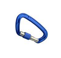 China D Shaped Screw Locking Type Extra Large Carabiner Hook Self Locking Carabiner for sale