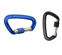 China D Shaped Screw Locking Type Extra Large Carabiner Hook Self Locking Carabiner for sale