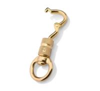 China Panic Snap Heavy Duty Brass  Hook Quick Release Swivel Eye Twist Panic Snap for sale
