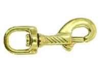 China Heavy Duty Solid Brass Snap Hook Swivel Bolt Snaps Spring Release for sale
