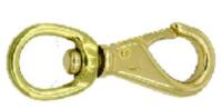 China Heavy Duty Solid Brass Snap Hook Swivel Bolt Snaps Spring Release for sale