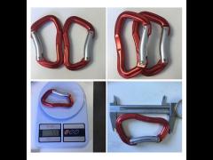 Carabiner rampicante di alluminio resistente rompe i ganci per il campeggio, facenti un'escursione