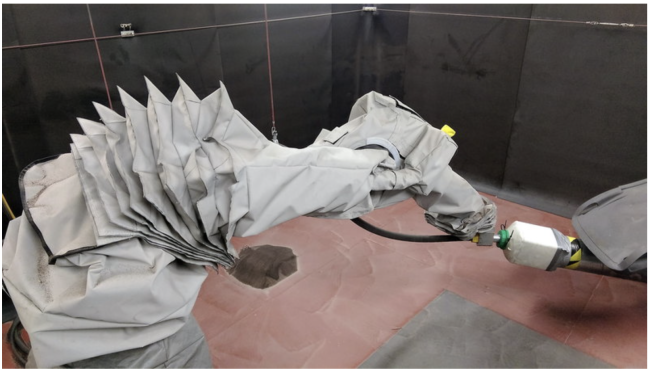 Waterproof and oil resistant ABB robot protective suit cover can be customized
