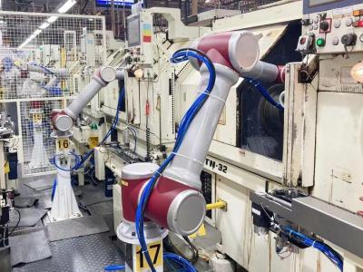 China Bereik 1000mm Nuttige lading 3kg 624mm Behulpzaam Robotwapen met Botsingsbescherming Te koop