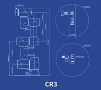 China Handling Collaborative Robot Arm Cutting System 3kg Payload For Compact Station for sale