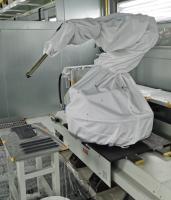 China Protection Robot Protective Cover ABB Surface Coating Advanced Fireproof Materials for sale