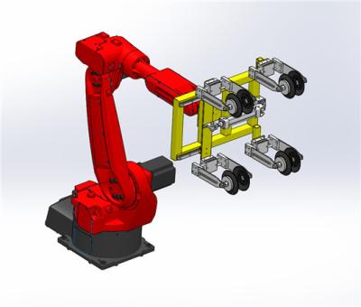 中国 中心を反復的な正確さ0.01と示されるロボティック腕の爪の機械グリッパー3 販売のため