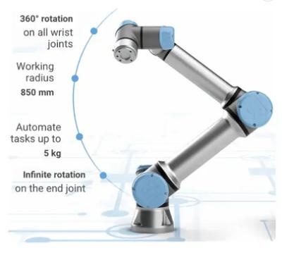 Cina La pinza di presa pneumatica del braccio della pinza di presa robot universale della pinza di presa Ur5 per stringe la separazione della bottiglia Cobot in vendita