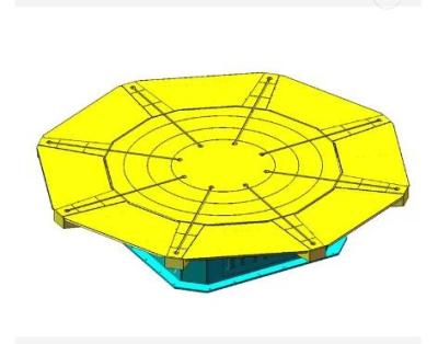 China Stellwerk-Drehscheiben-Entwurfs-elektrischer Kopf-und Endstück-Rahmen 10kg des automatischen Schweißens-10kg zu verkaufen