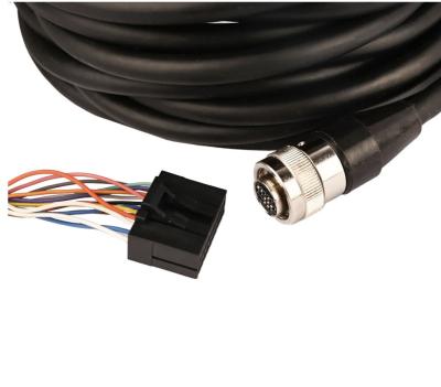 China 10M Length Robotic Flexible Cables Connecting External Robot Axis Net Weight 1.46 Kg for sale