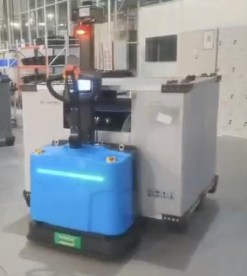 China Automatische oplaadcapaciteit en ijzer-aluminiumfosfaatbatterij AGV met vork Te koop