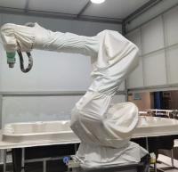 China Paint Shop Robot Protective Cover Integrated Type Anti Static Polyester for sale